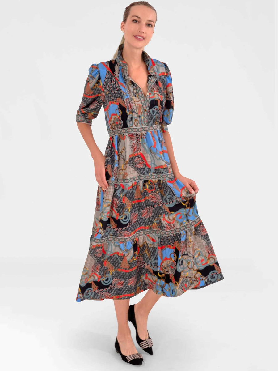 Gretchen Scott Damsel Midi Dress Ditto in Black – Casual Camel Boutique