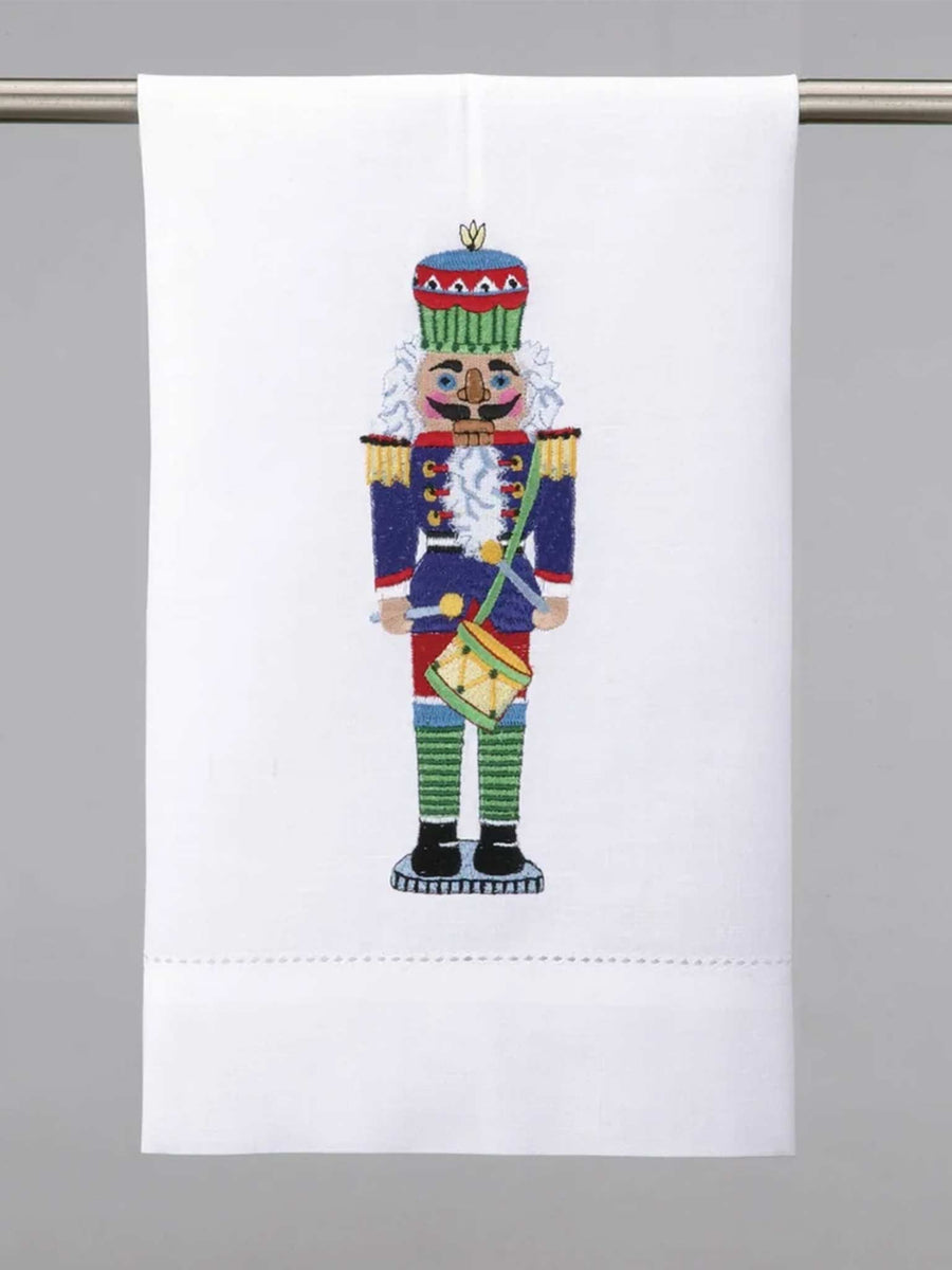 Peking Handicraft Nutcracker Embroidered Guest Towels – Set of 3 ...
