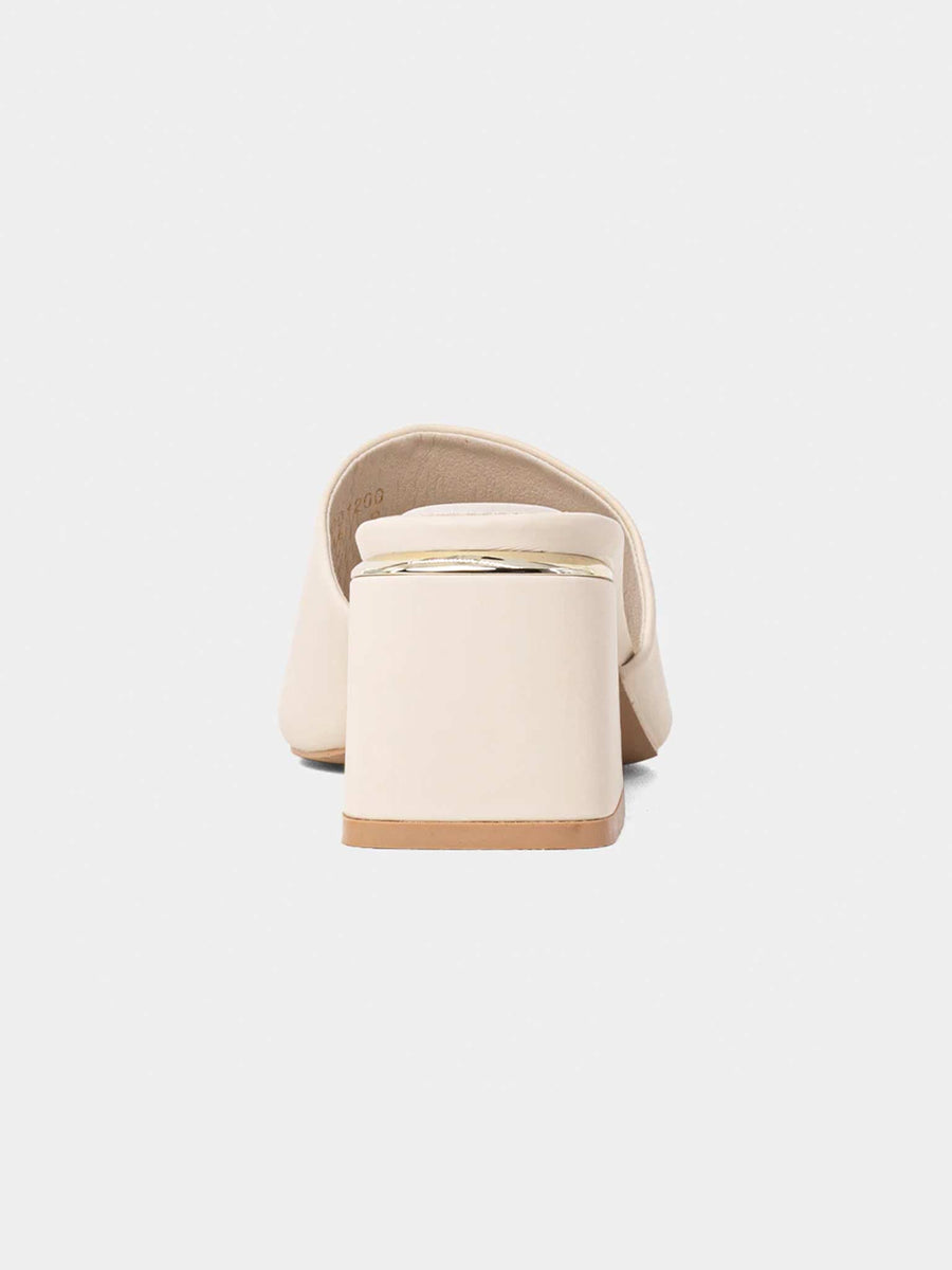 Glinda Mule Heel in Camel | SHUSHOP – Casual Camel Boutique