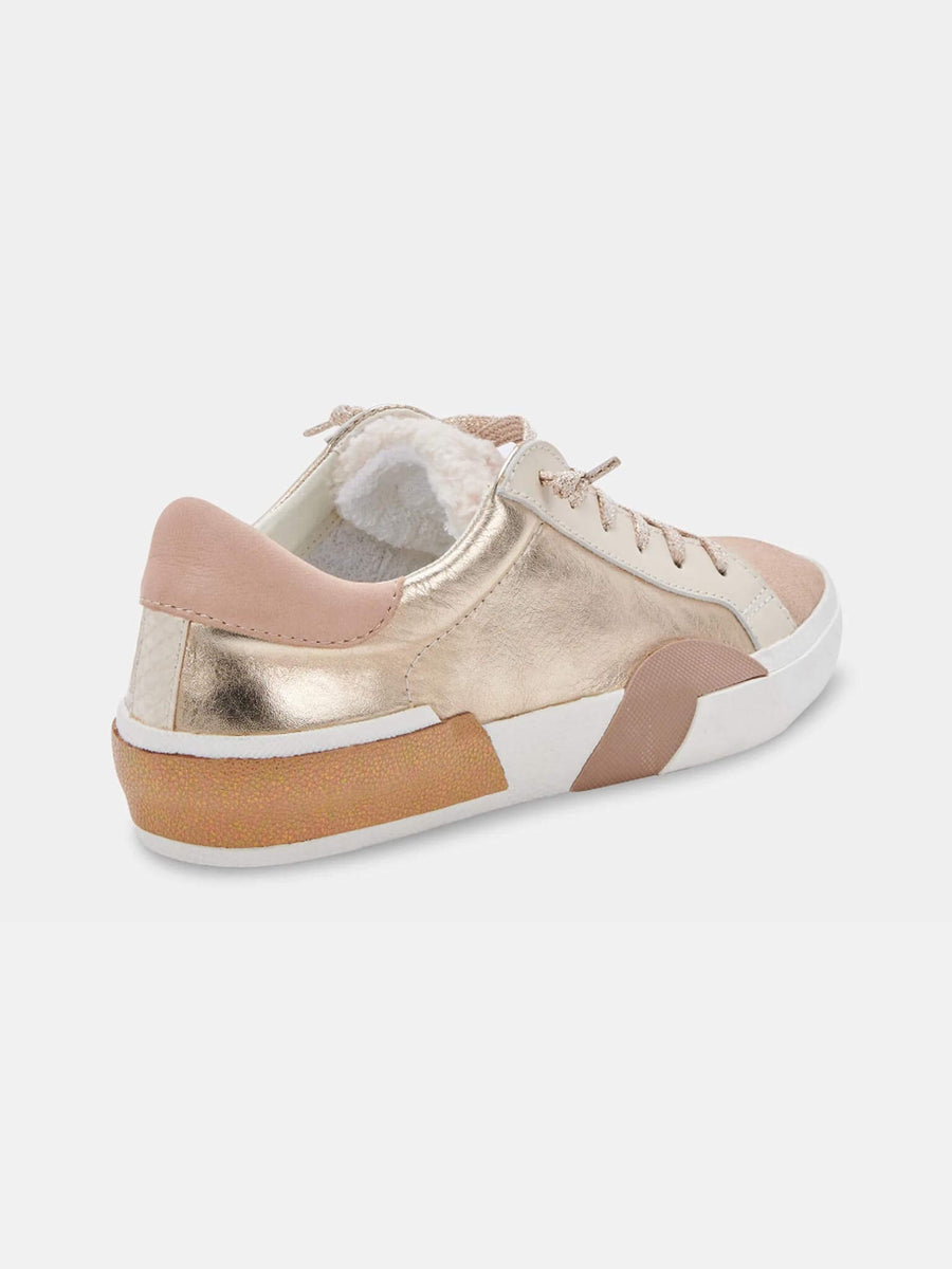 Dolce Vita Zina Plush Gold Sneaker – Casual Camel Boutique